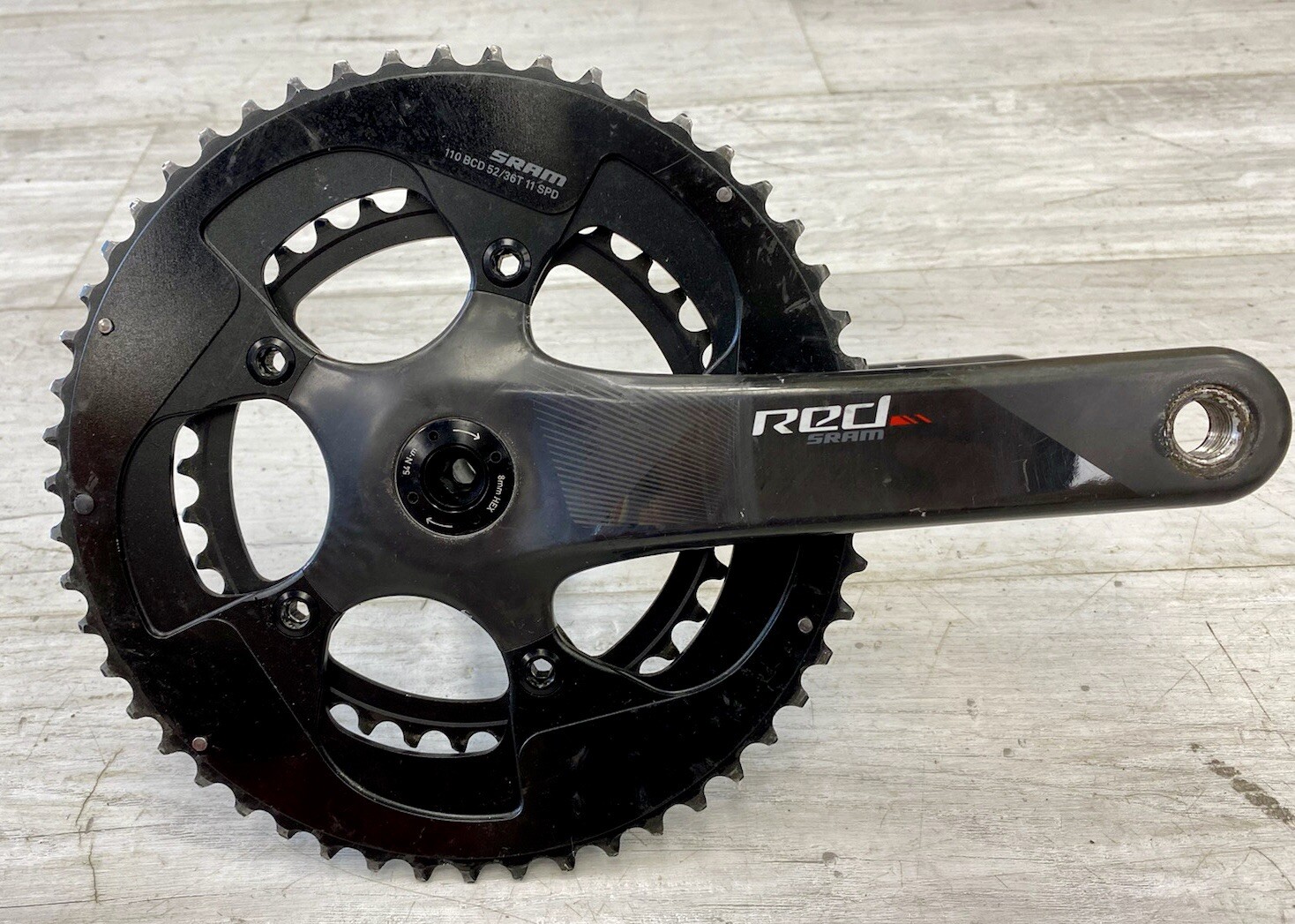 Sram Red Carbon Crankset 52/36t- 175mm- 11-Speed- BB30 (Used) | eBay