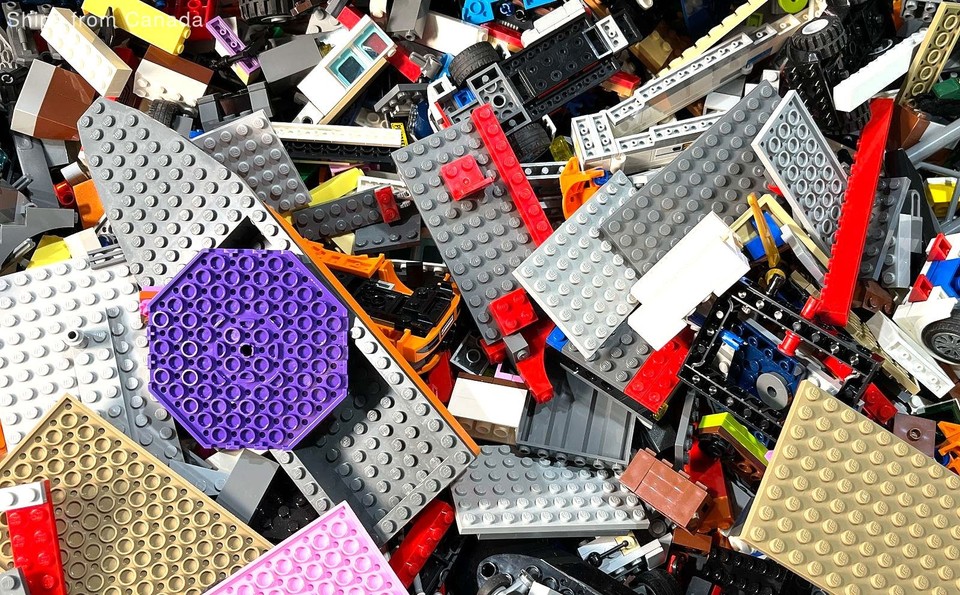 18 Lbs. of Unsorted Bulk LEGO and non-LEGO Bricks, Pieces, and Parts | eBay