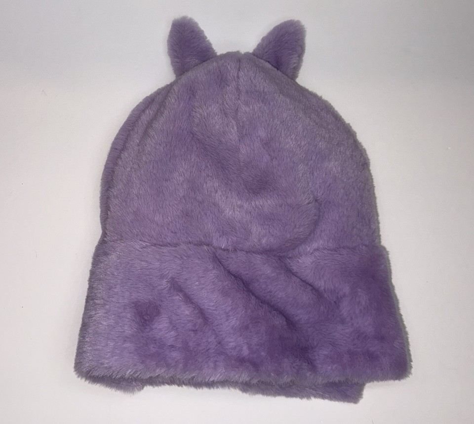 Labobo Cute Monsters Faux Fur Ear Flap Hat scarf Lined Fleece Women/kid ...