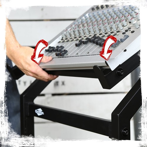 Rack Mount Rolling Stand & Adjustable Mixer Platform Rails by GRIFFIN ...