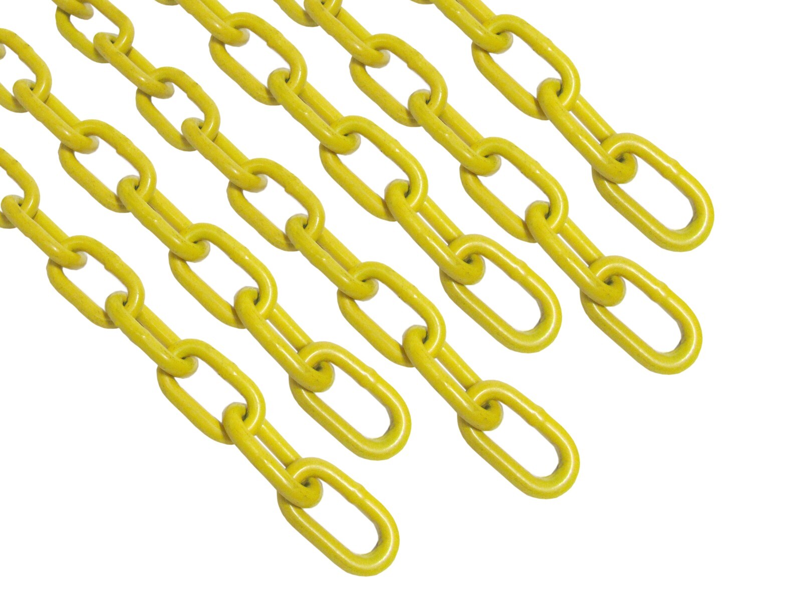 5/16" Yellow Powder Coated Chain 20 FT Safety Barrier Fence Gate Swing ...