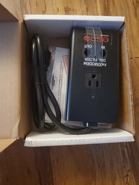 ESP Surge Protector Fax/modem DSL Filter Mfp-1 120 Volts 50/60 15 Amps ...