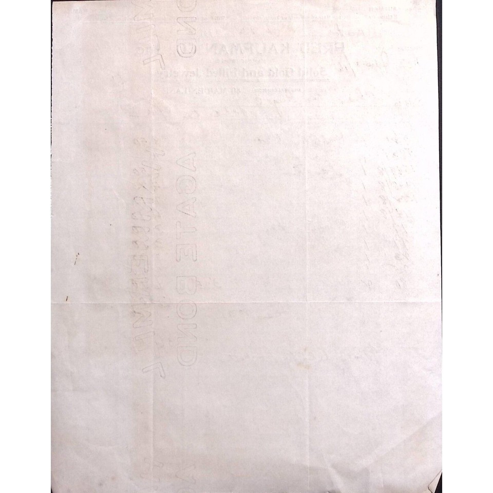 1915 NEW YORK CITY FRED KAUFMAN CO SOLID GOLD AND FILLED JEWELRY ...