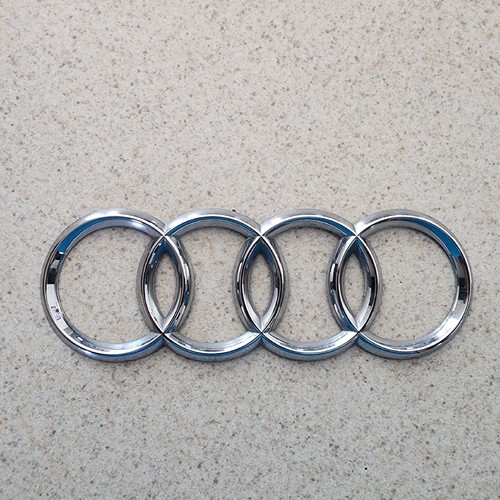 AUDI emblem badge decal logo OEM Factory Genuine | eBay