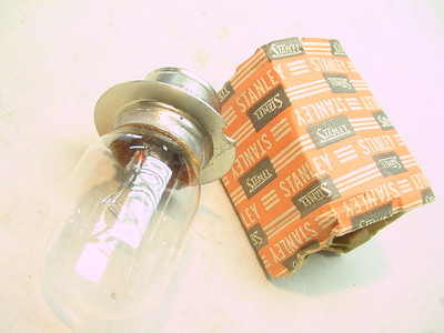 NEW NOS STANLEY TRIUMPH BSA NORTON MATCHLESS HEADLIGHT BULB 6 VOLT 36/ ...
