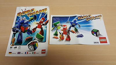 Lego 3835 Board Game Robo Champ - Build Instructions & Manual ONLY. (E ...