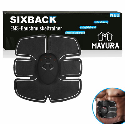 SIXBACK Sixpack EMS Abdominal Muscle Trainer Electric Exercise Device ...