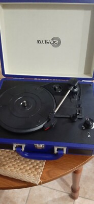 Blue record player | eBay