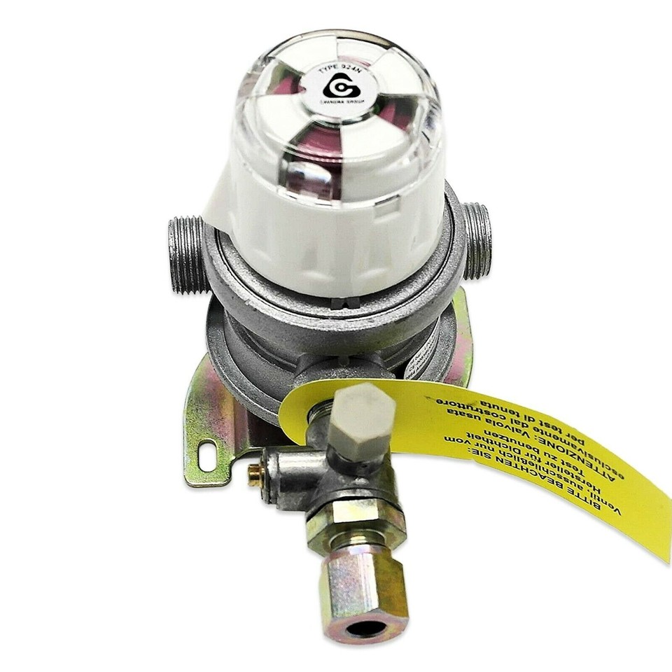 AUTOMATIC CHANGEOVER REGULATOR 2 PROPANE LPG GAS BOTTLE 8mm CARAVAN ...