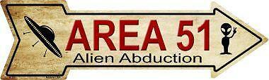 Area 51 Metal Novelty Arrow Sign | eBay