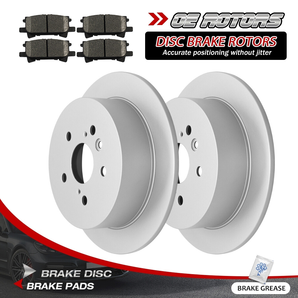 Rear Disc Brake Rotors Ceramic Pads for Lexus RX330 RX350 RX400h ...