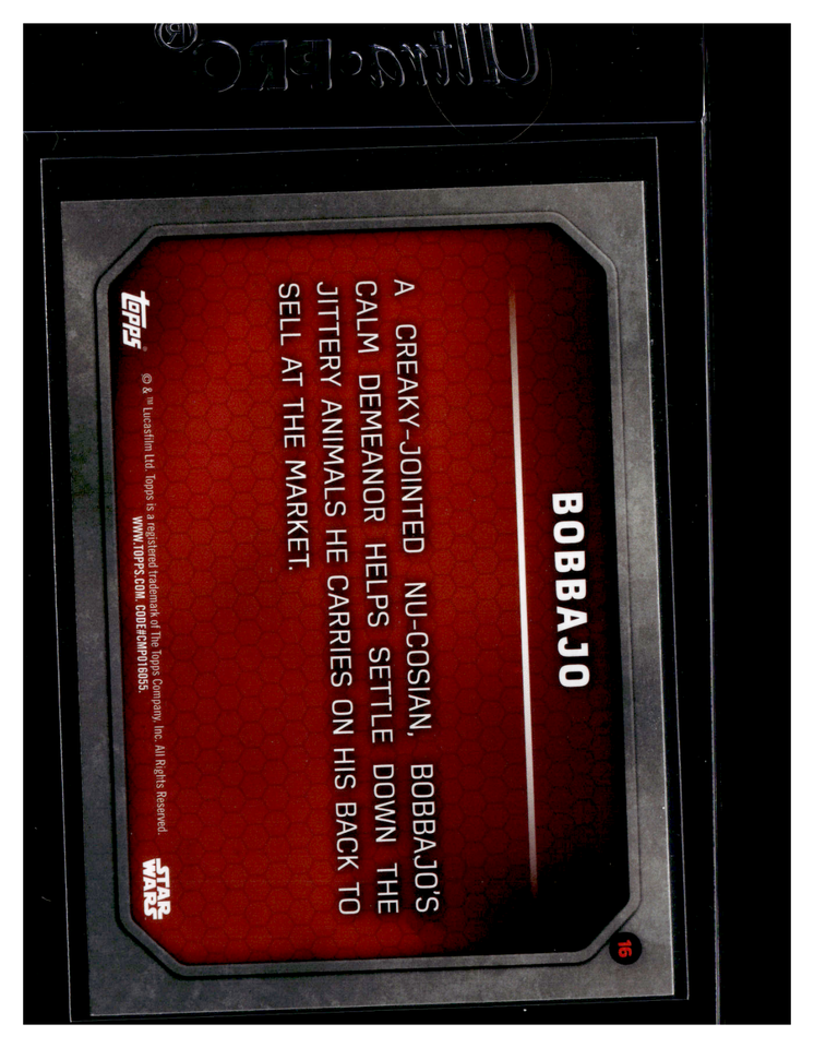 2015 Topps Star Wars: The Force Awakens Series 1 - #16 Bobbajo | eBay