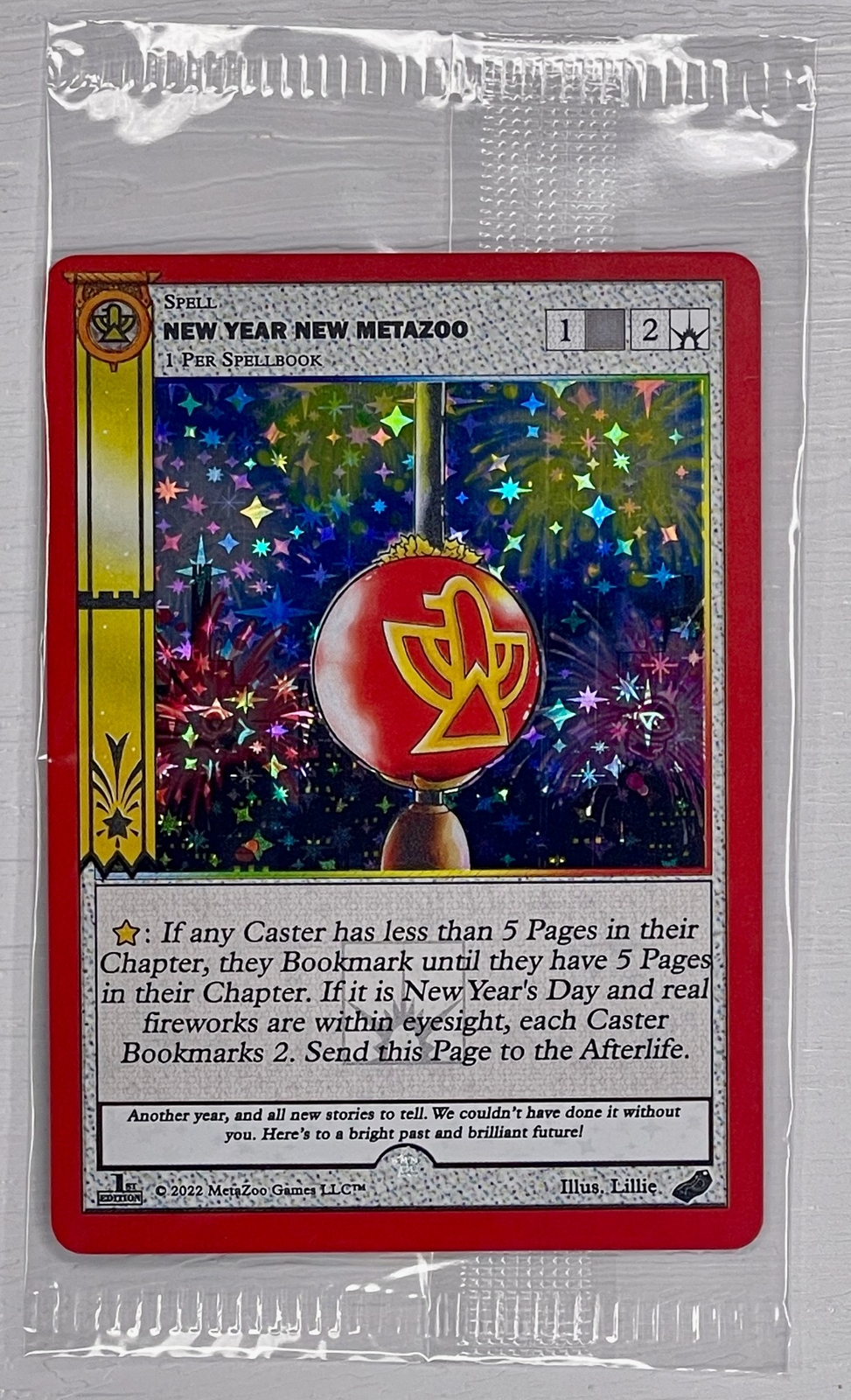 2022 Metazoo Christmas Ornament Pin Club Promo New Year New Metazoo ...