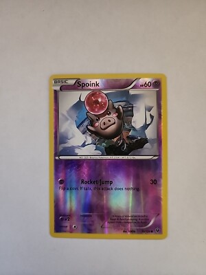 Spoink 30/124 Fates Collide Reverse Holo Pokemon Card | eBay