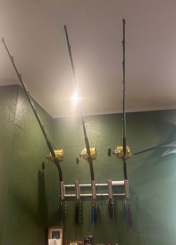 Shimano Tiagra 130 Big Game Fishing Reel & J&M Tackle IGFA 130 Bent ...