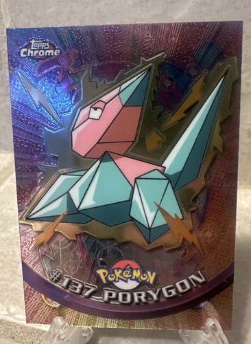 2000 Topps Chrome Pokemon TV Animation Edition Series 2 Porygon #137 | eBay