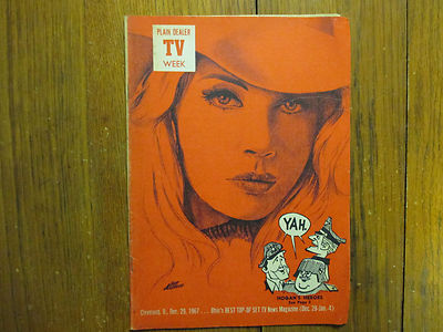 Dec-1967 Cleveland Plain Dealer TV Mag(BARBRO HEDSTROM/TINA COLE/HOGAN ...