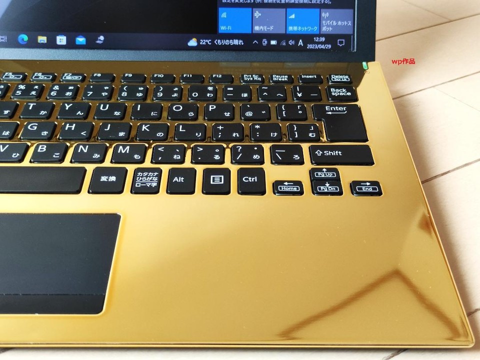 vaio pro PG mirror gold Laptop PC 8G CPU:i5_8250U 256GB Made to order ...