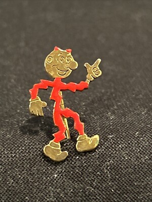VINTAGE REDDY KILOWATT LAPEL STICK PIN ELECTRICAL POWER MASCOT | eBay