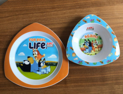 Bluey Rocket Shaped Plate and Bowl Bundle | eBay