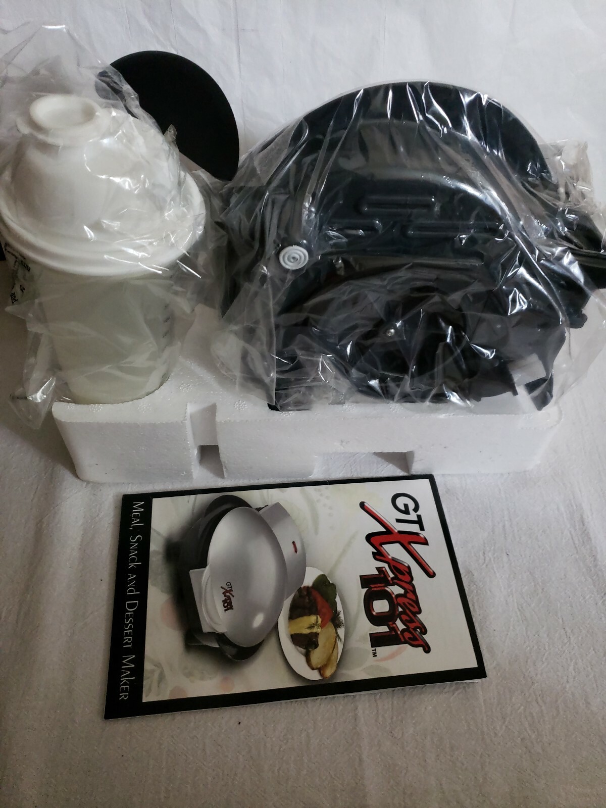 GT XPRESS 101 Indoor Grill Sandwich Maker w/Shaker + Spatula express ...