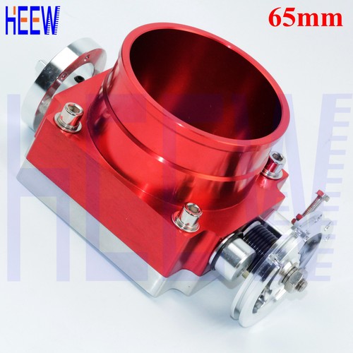 Universal 65MM 2.55"Throttle Body High Flow Intake Manifold Aluminum ...