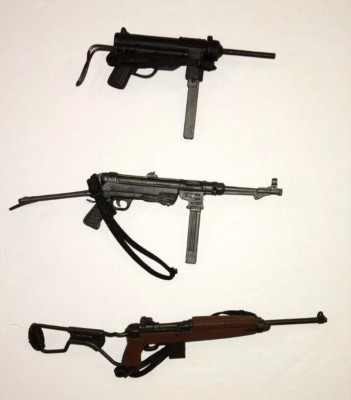 21st Century Toys Ultimate Soldier MP40 SMG, M3 “GREASE GUN” SMG M1A1 ...