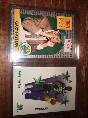 1990-91 NBA Hoops Gary Payton Rookie Card RC #391 Lot | eBay