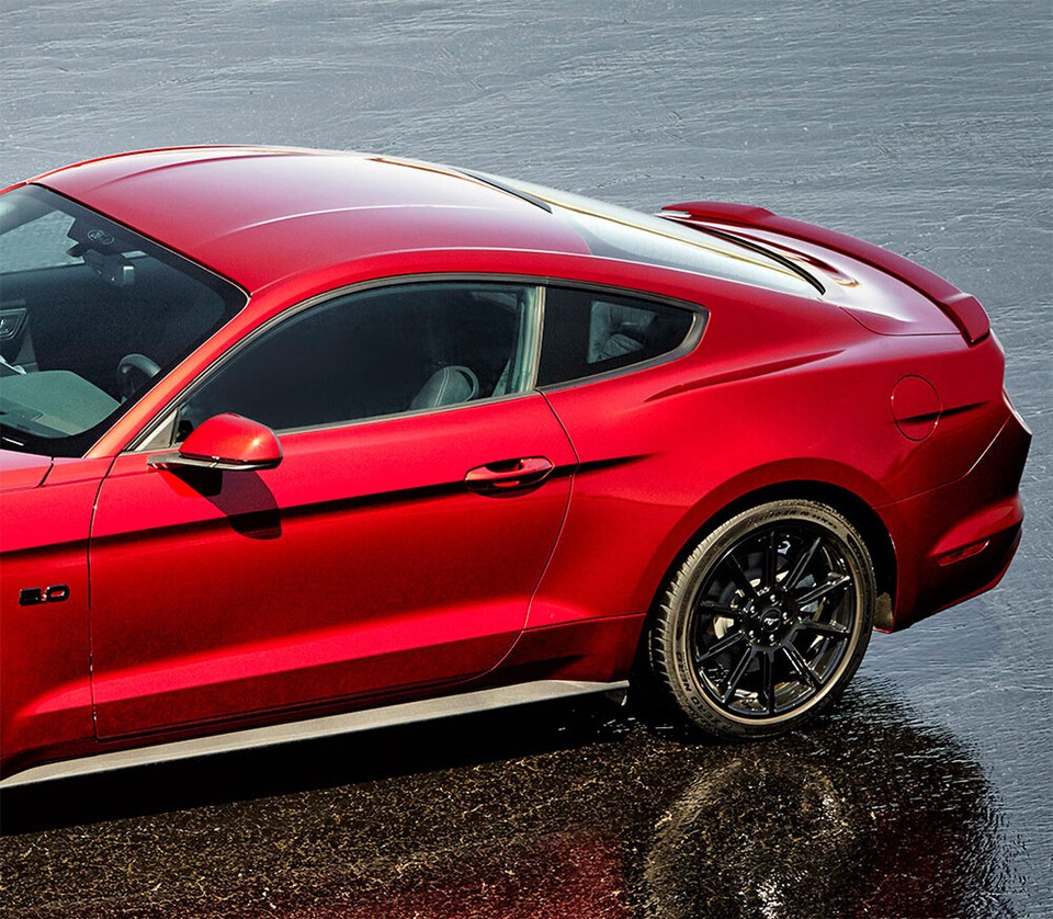 For 2015-2019 Ford Mustang GT Matte Black Flush Mount Rear Trunk ...