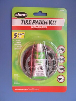 Slime Tire Patch Kit #2030-A 5 piece Kit NEW | eBay
