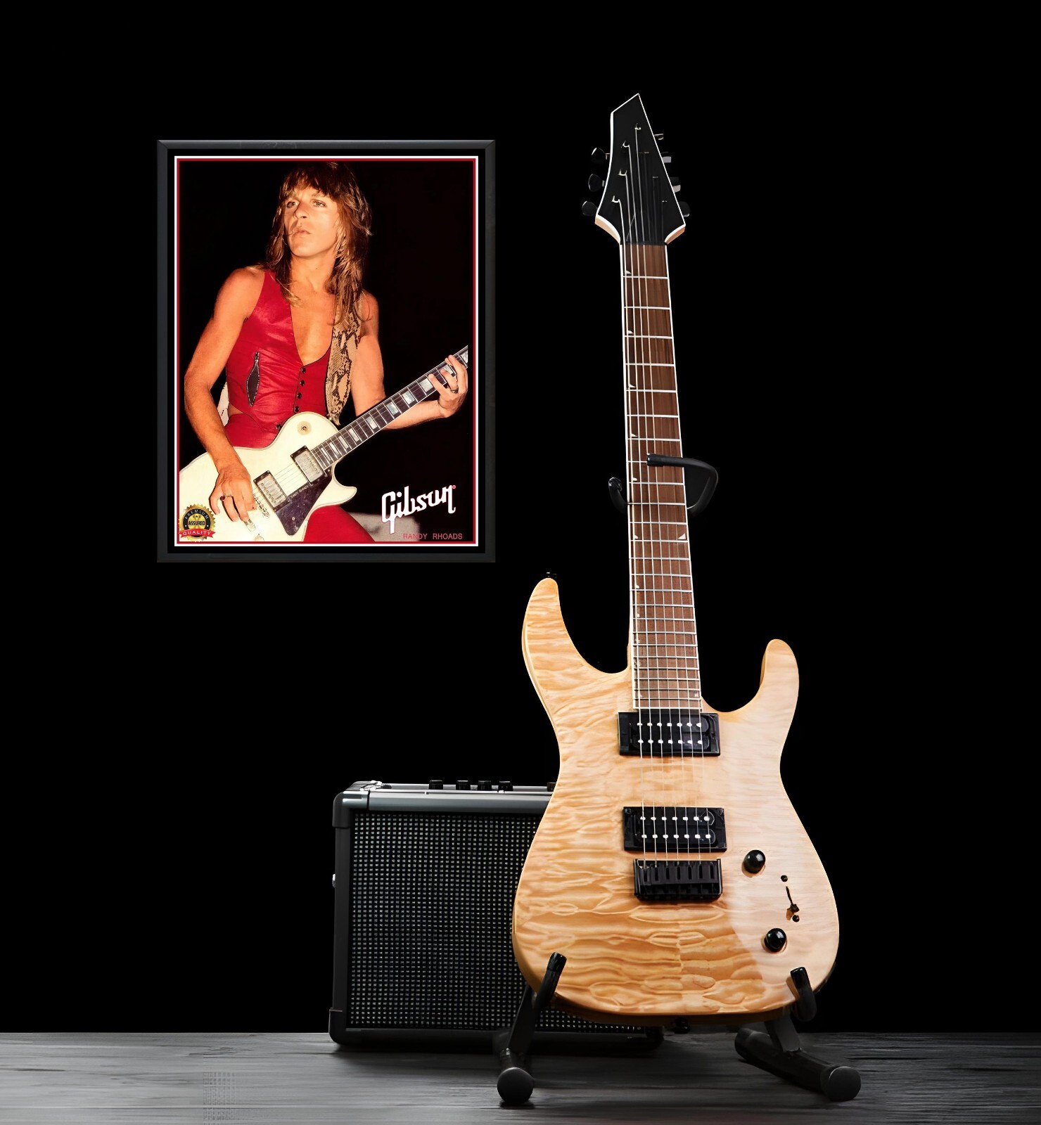 Randy Rhoads - Gibson Guitars - Rare - Metal Sign 11 x 14 | eBay