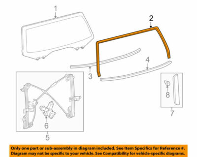 68275-0C040 Toyota Run, back door glass 682750C040, New Genuine OEM ...
