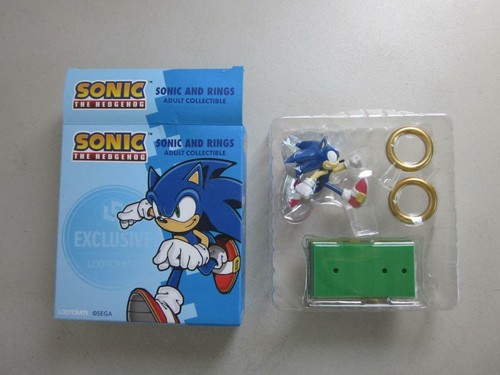Loot Crate Lootcrate SONIC The Hedgehog Sonic and Rings Collectible ...