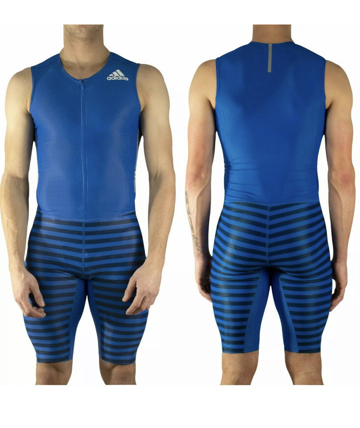 adidas Mens Adizero Sleeveless Suit Track Field Speedsuit Skinsuit ...
