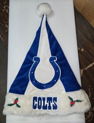 Indianapolis Colts Plush Team logo Santa Hat | eBay