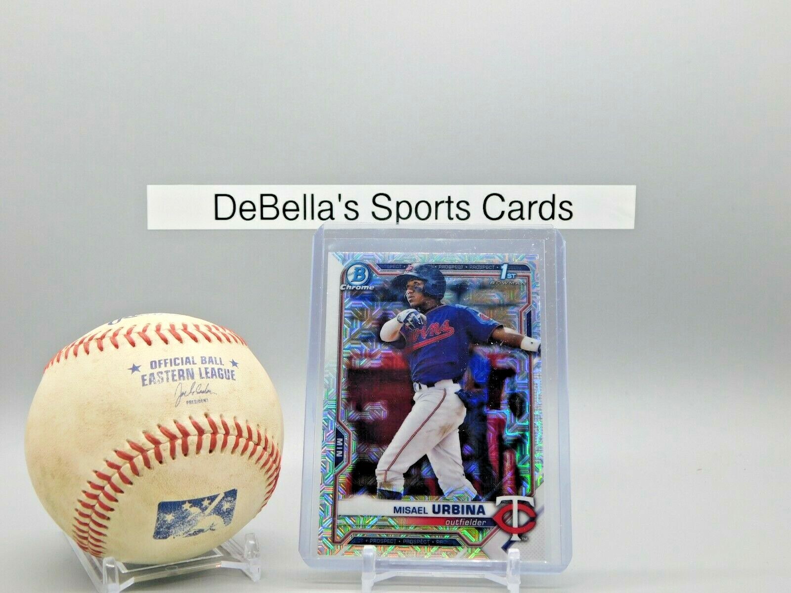 2021 Bowman Chrome Misael Urbina RC Mojo Refractor BCP-206 1st Bowman ...