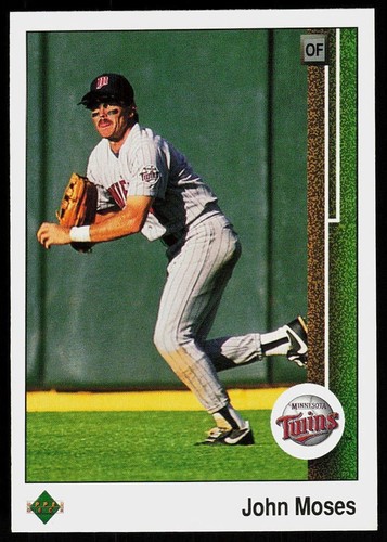 1989 Upper Deck John Moses Minnesota Twins #242 | eBay