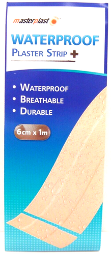 Masterplast Waterproof Plaster Strip 6cm X 1m for sale online | eBay UK