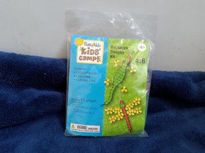 New Busy Kids Kids' Camp Backpack Dangler Kit, Gecko & Dragonfly | eBay