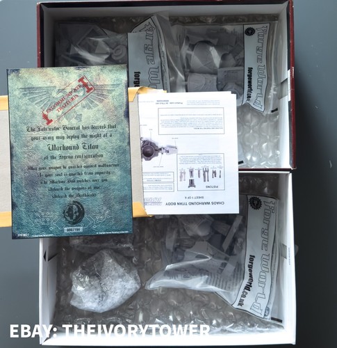 FORGEWORLD mars pattern CHAOS warhound TITAN, with weapons 2x | eBay