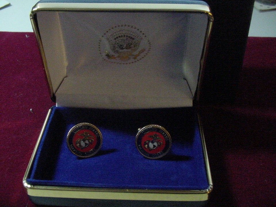 New pair United states Marine corps cufflinks USMC | eBay