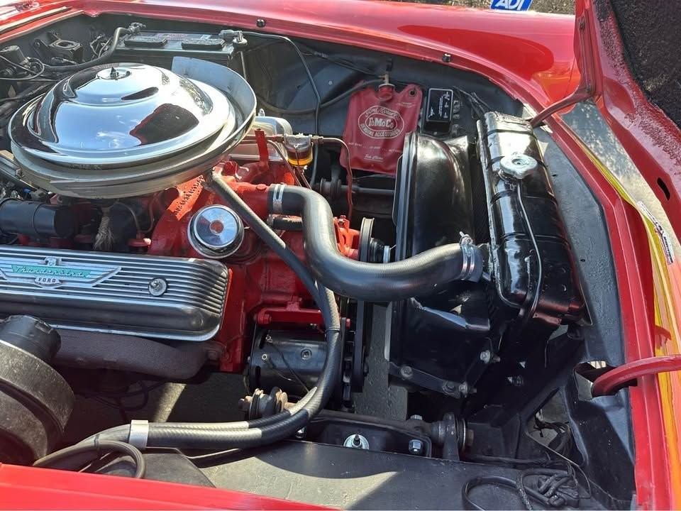 1956 Ford Thunderbird Rare 312 V8, Fiesta Red, Well-Maintained | eBay