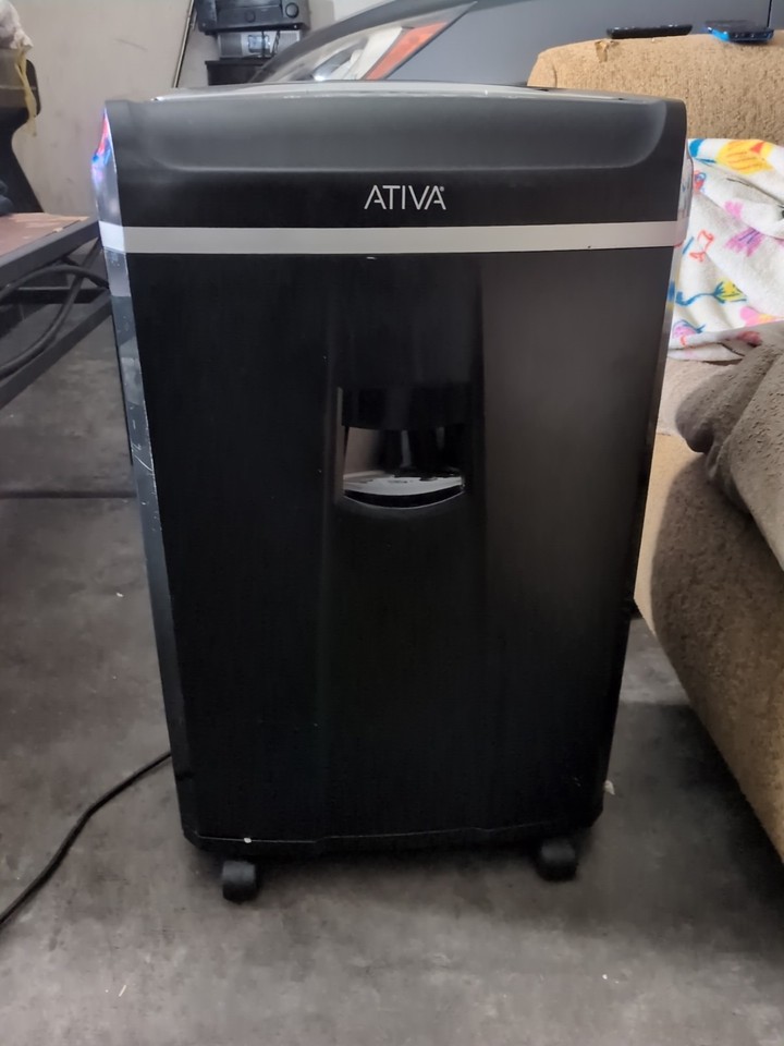 Ativa 20 sheet Paper Shredder Cross-Cut Heavy Duty Office Shredder ...