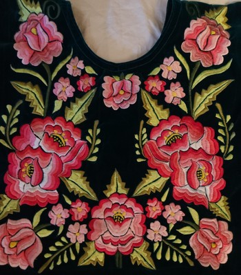 New Tehuana Huipil Blouse & nagua, | eBay