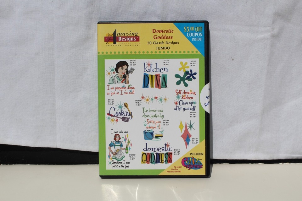 AMAZING DESIGNS Machine Embroidery CDs (YOU CHOOSE) - NEW ( buy more ...