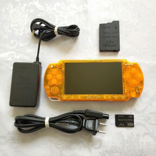 Sony PSP-2000 Playstation Portable Handheld Console Clear Orange ...