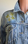 Levi's Ex-Boyfriend Trucker Jacket Indigo Memory Customized NWT ...