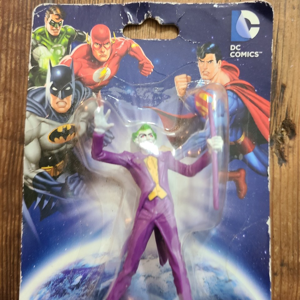 The Joker Mini Figure Statue Toy Cake Topper DC Comics New/Sealed NIB ...