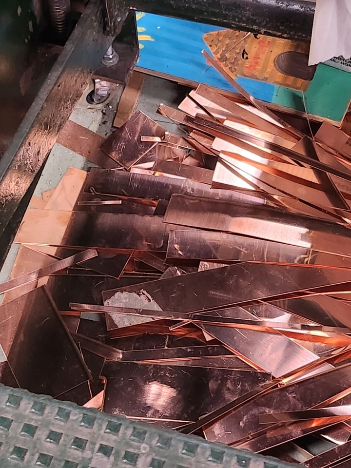 scrap copper sheet metal 1 POUND C110 pure copper 16 ounce 22 gauge | eBay