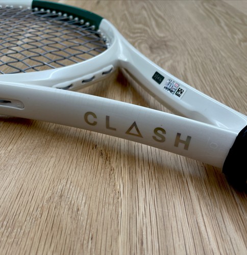 Wilson Custom Racquets Clash White/green V1 100 Tennis Racquet 4 3/8 L3 ...